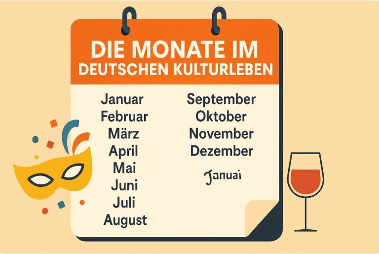 Monate Auf Deutsch: 12 Monate, Bedeutung & Beispiele